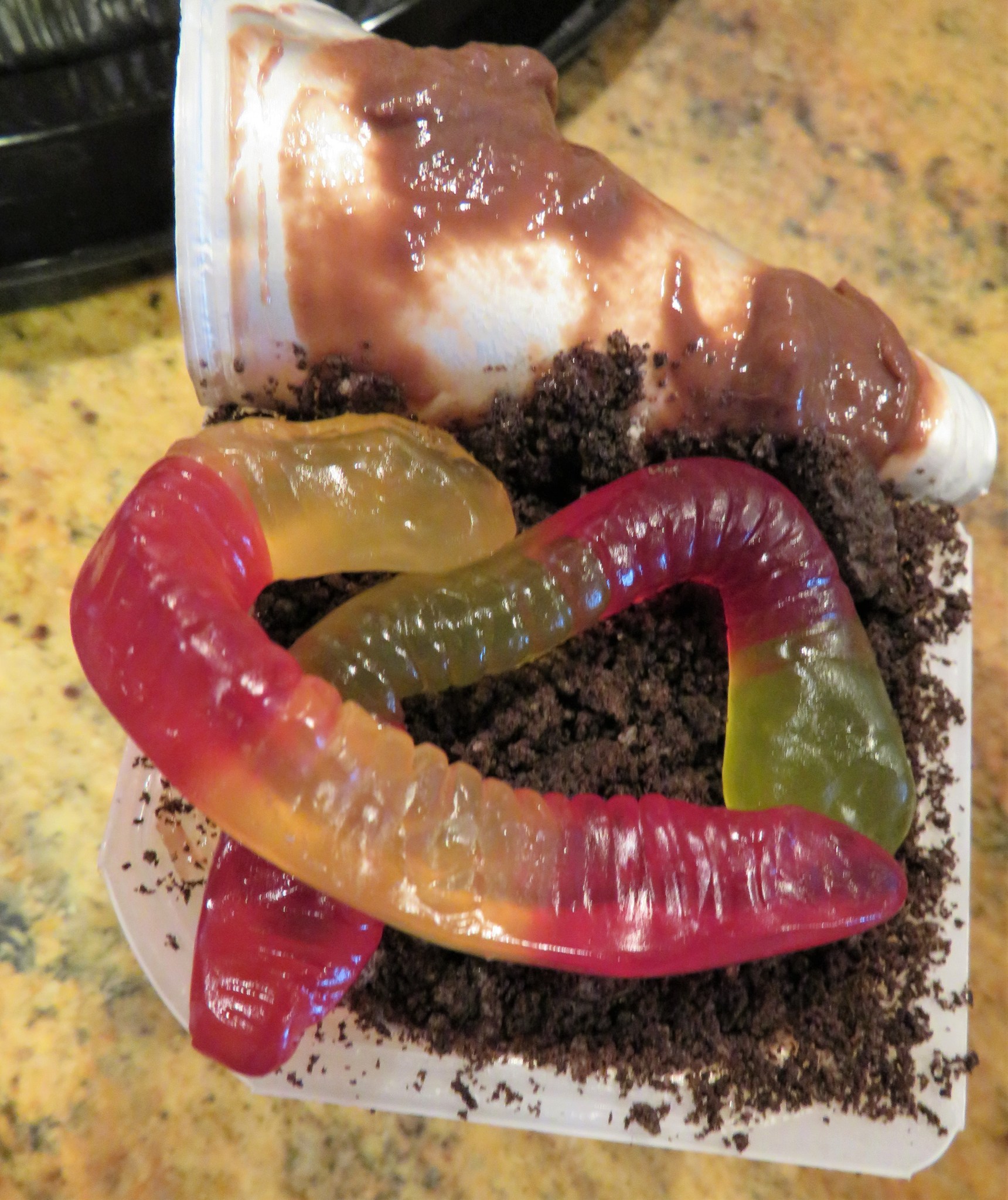 More VBS Snacks – #2 – Mud & Worm Pots – A Jeanne in the Kitchen