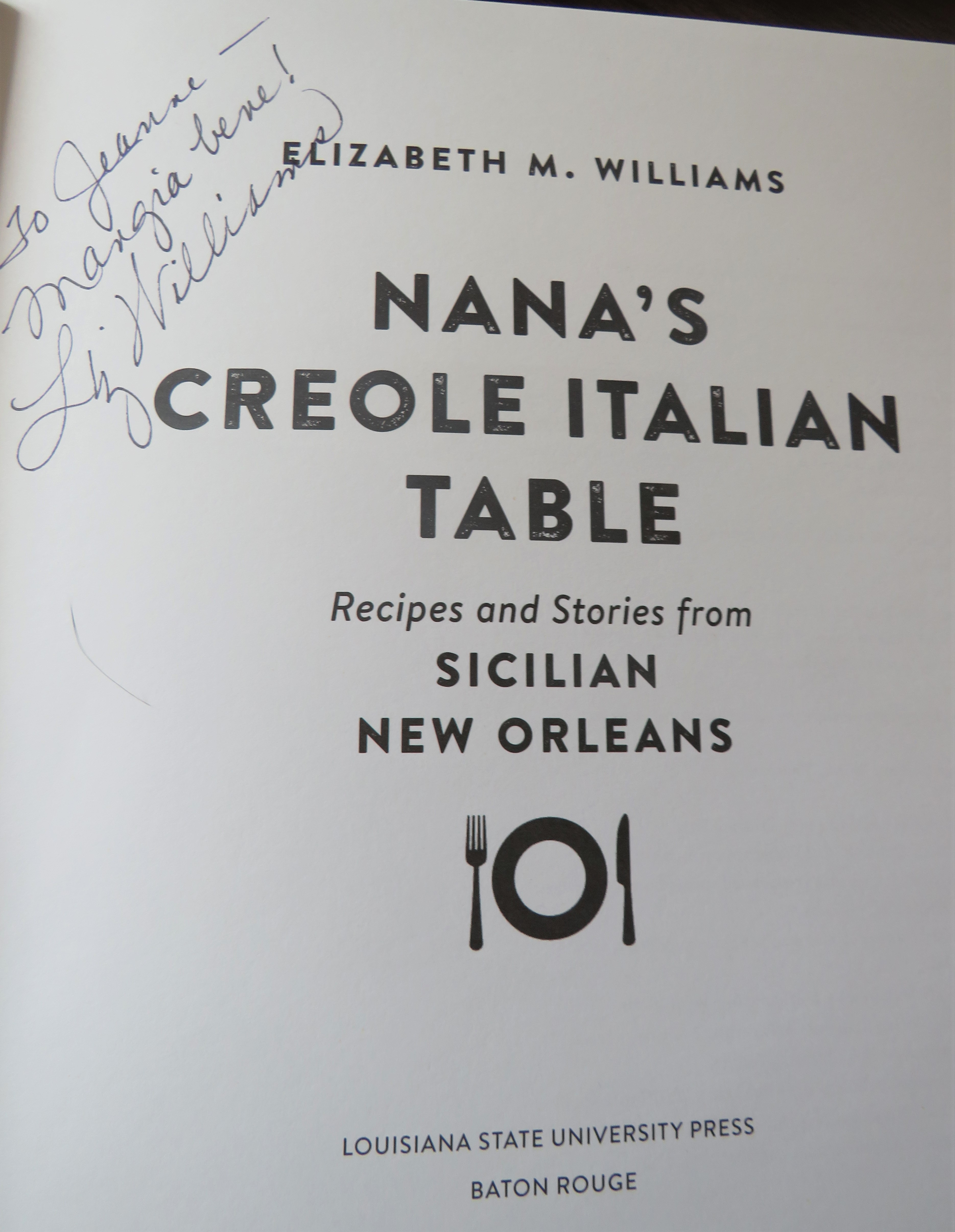 Nana’s Creole Italian Table – A Jeanne in the Kitchen