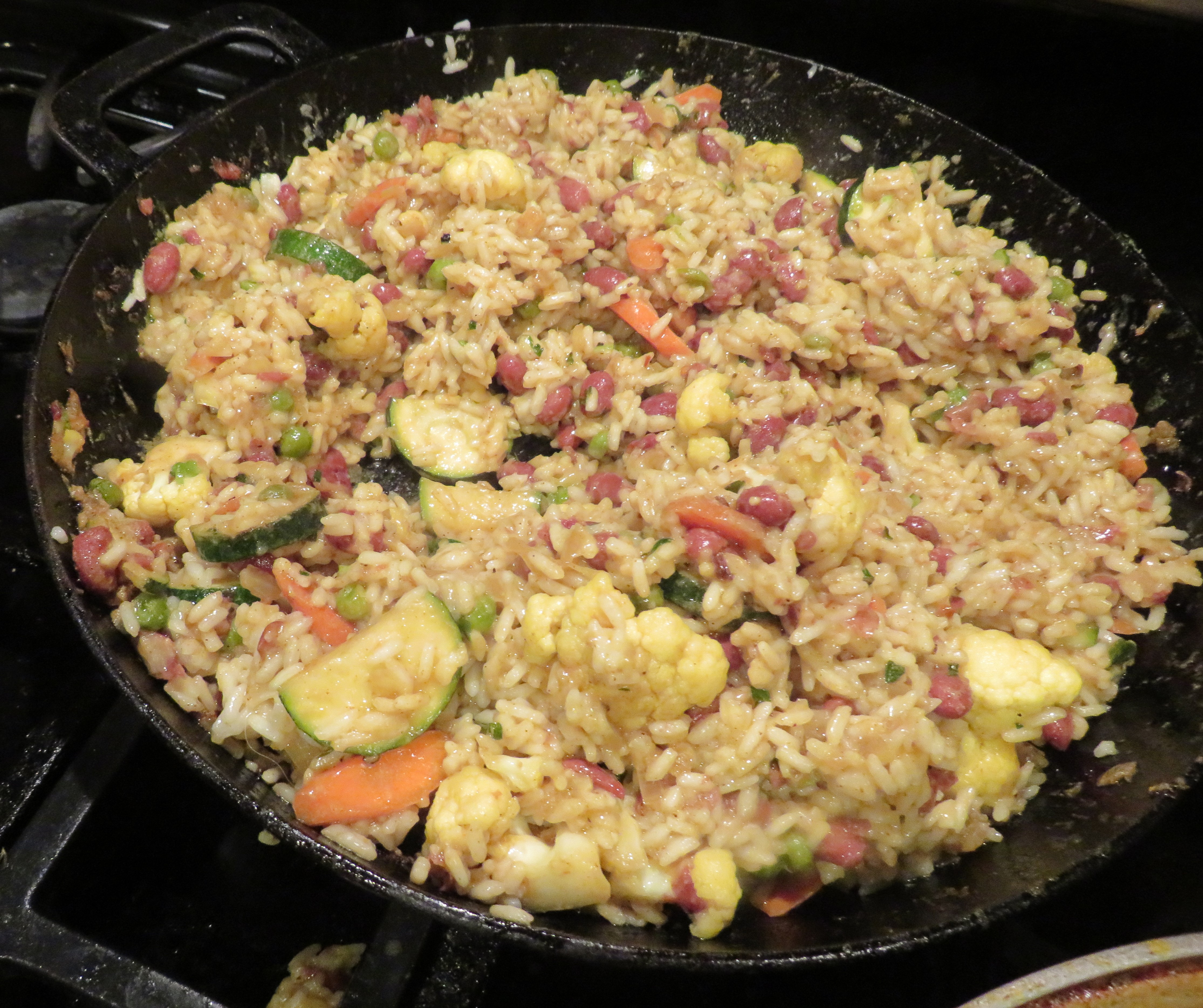 Vegetable and Kidney Bean Pulao – A Jeanne in the Kitchen